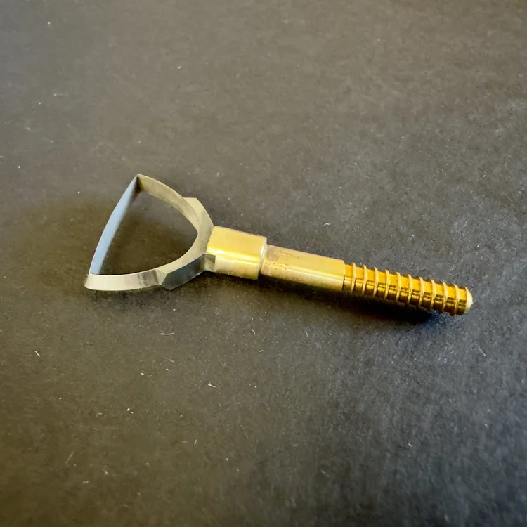 7-Shaped Tungsten Carbide Open Loop Tool with Oval Rosewood Handle~ The ...