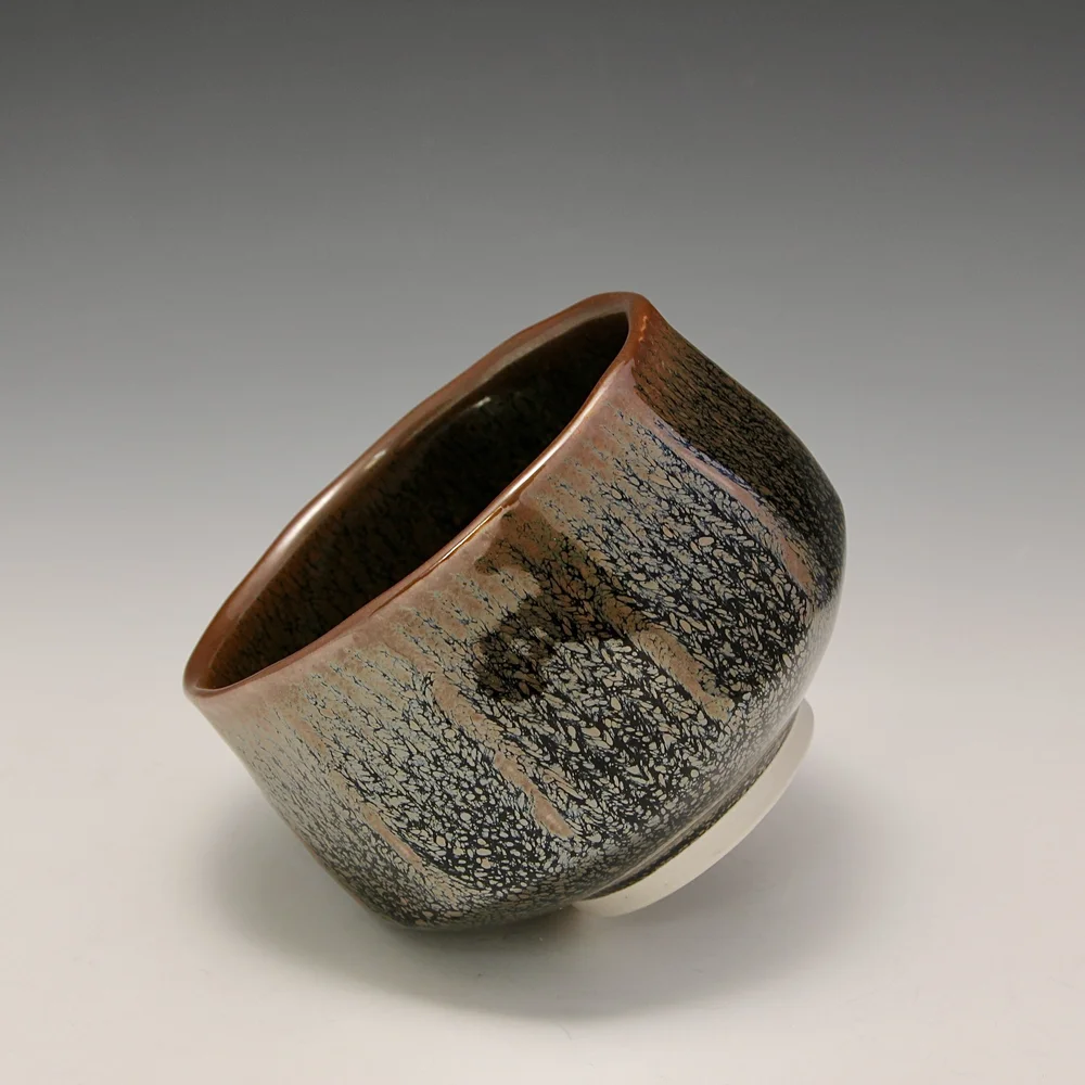 Wheel-thrown Porcelain Bottle with Light Green Glaze & Sgraffito ...