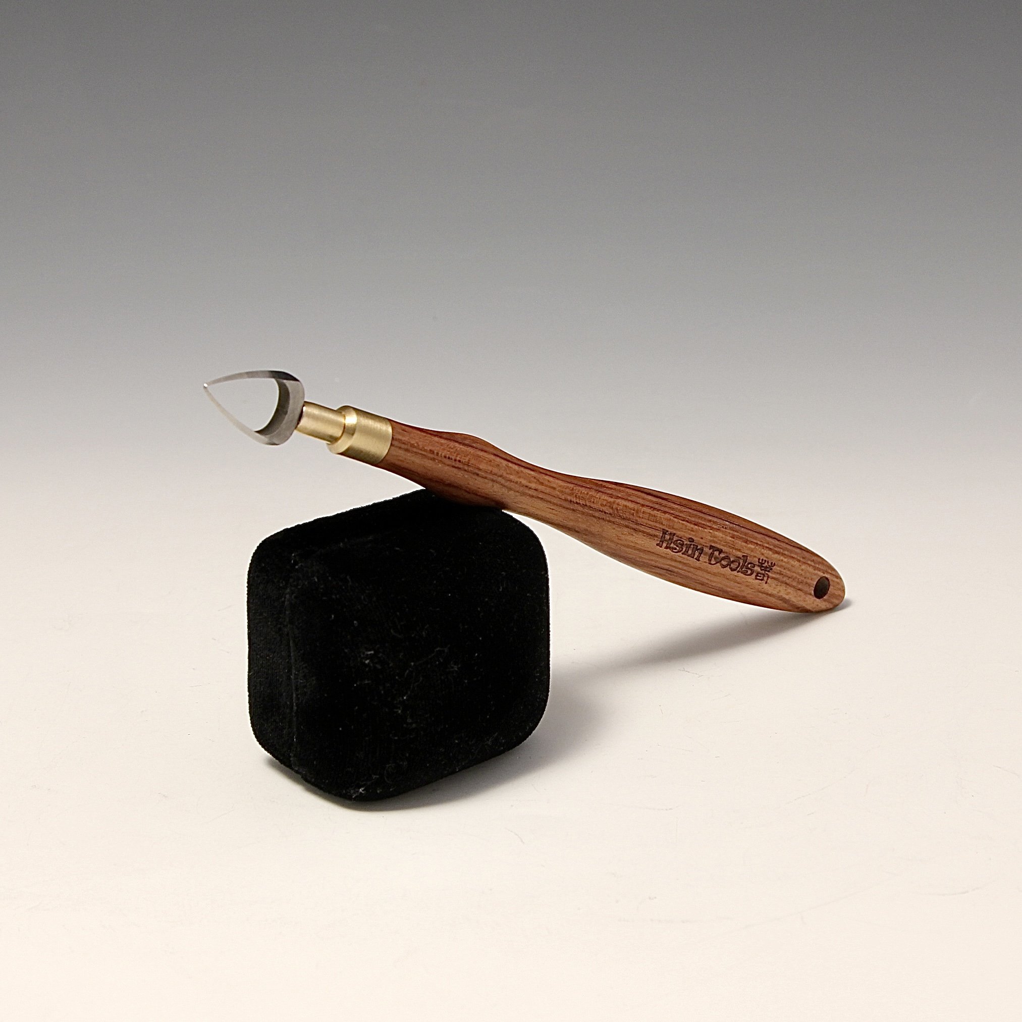 7-Shaped Tungsten Carbide Open Loop Tool with Oval Rosewood Handle~ The Hardest Pottery Trimming ...