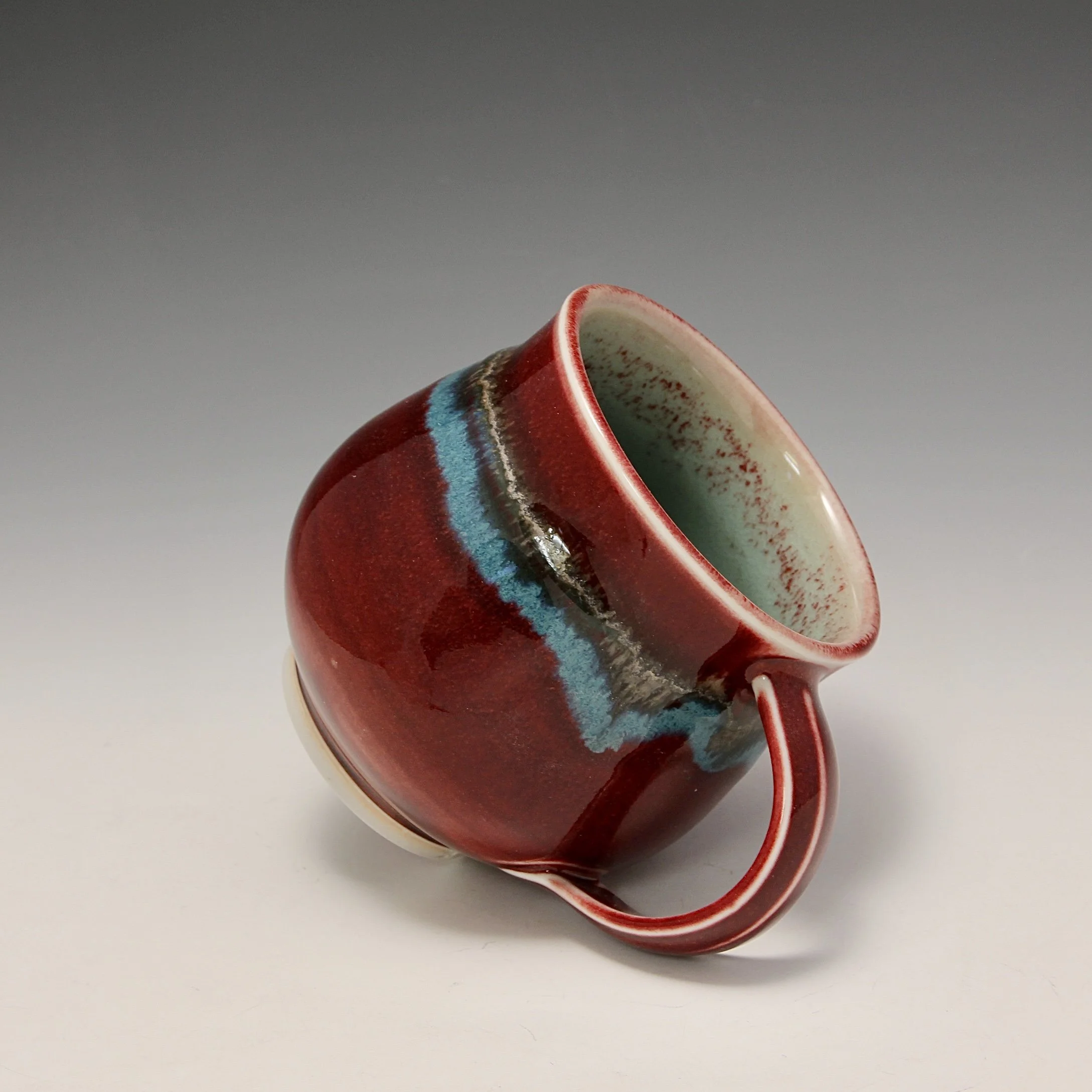 Wheel-thrown Porcelain Bottle with Light Green Glaze & Sgraffito ...