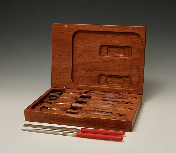 7-Shaped Tungsten Carbide Open Loop Tool with Oval Rosewood Handle~ The Hardest Pottery Trimming ...