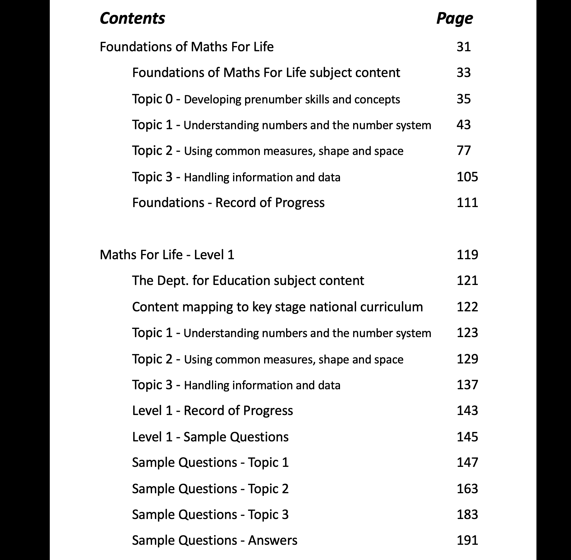 Maths For Life Book 4 / Level 4 — Maths for Life