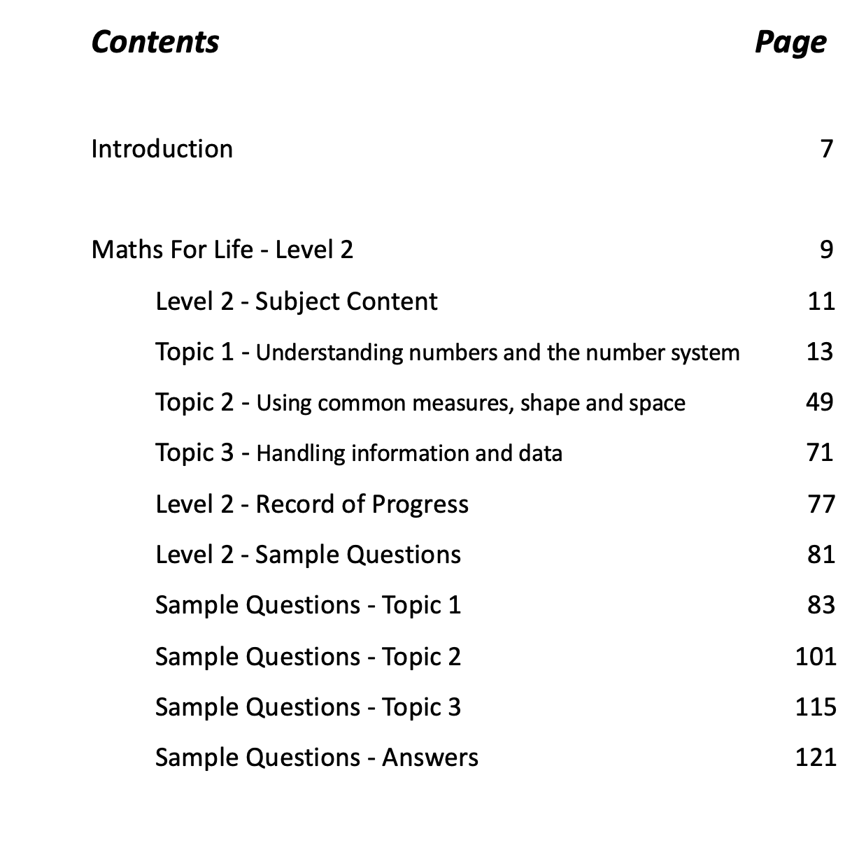 Maths For Life - A Differentiated Approach®
