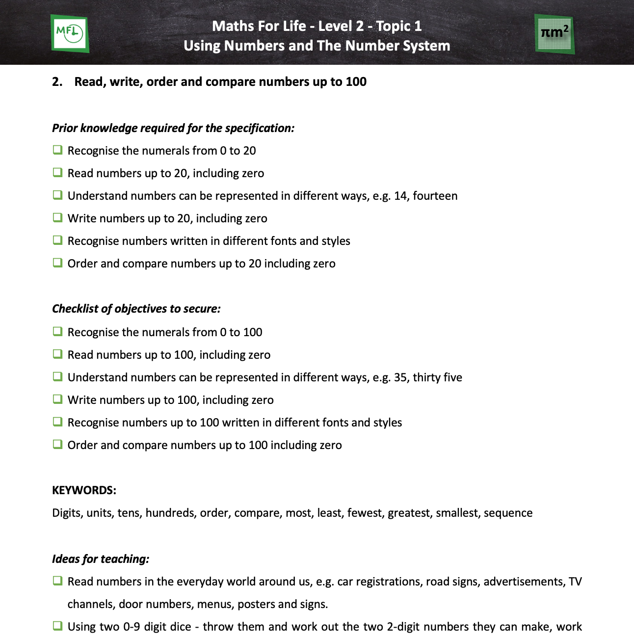 Maths For Life - A Differentiated Approach®