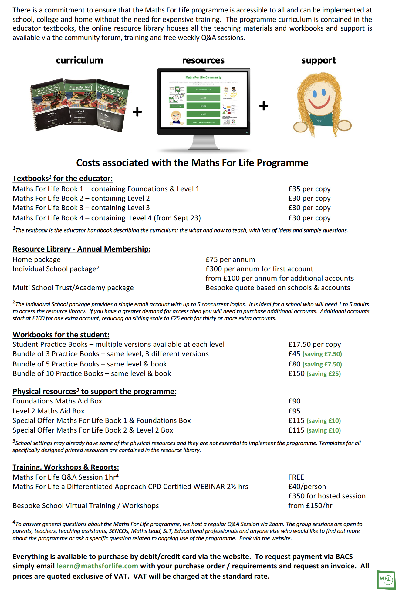 Maths For Life - A Differentiated Approach®