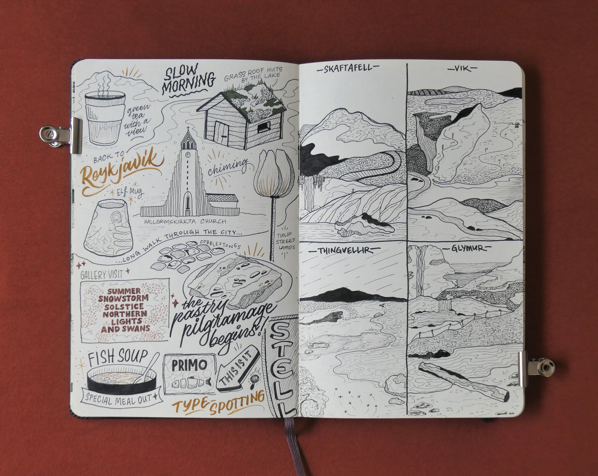 Travel Drawing Diary — Casey Schuurman — Design And Lettering