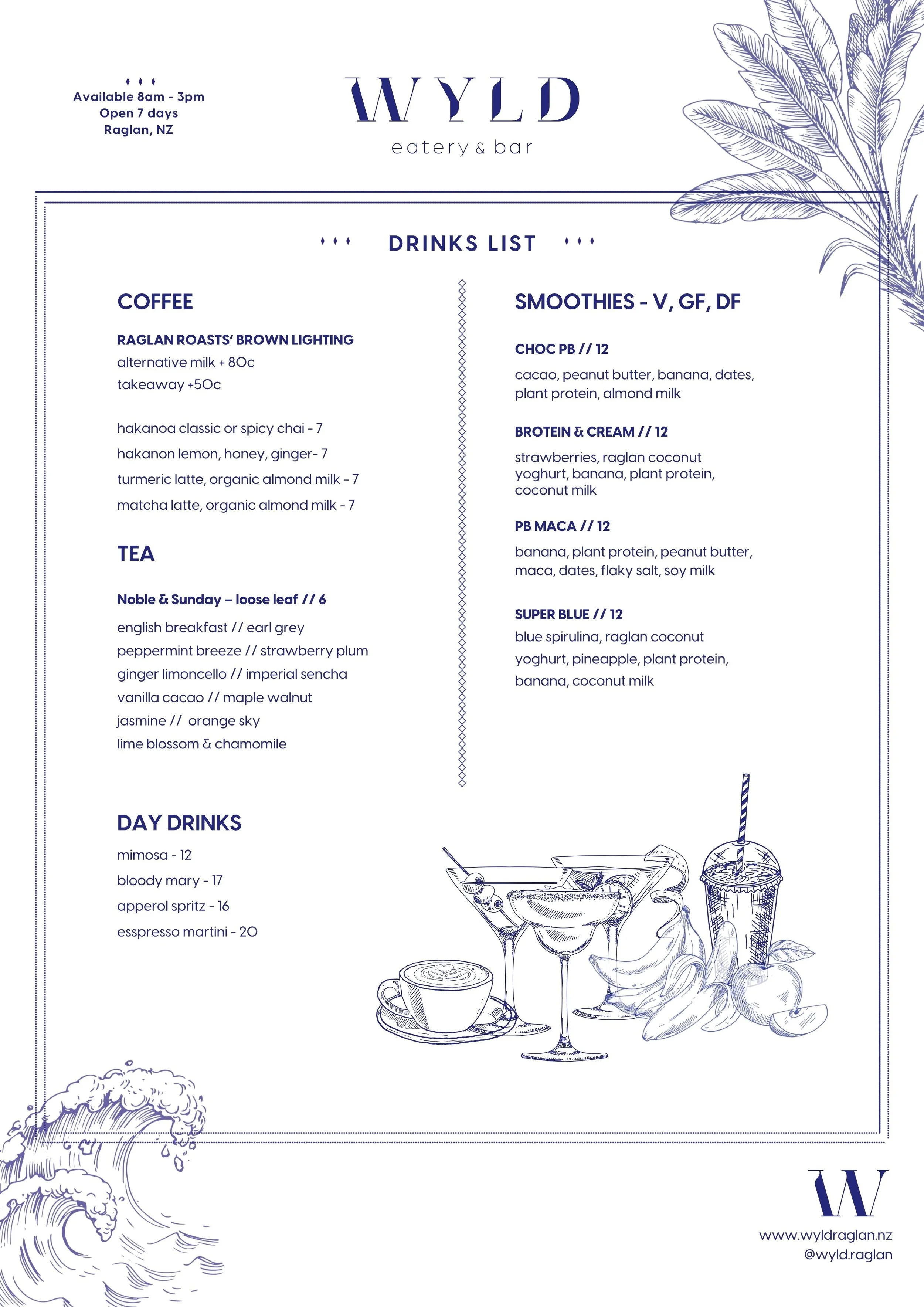 Menu | Discover & Order Now — WYLD