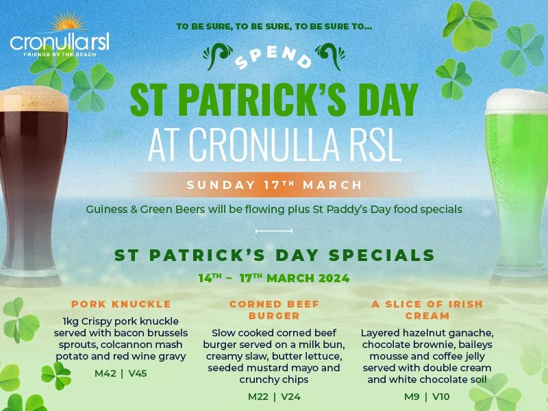Special Events in Cronulla — Cronulla RSL