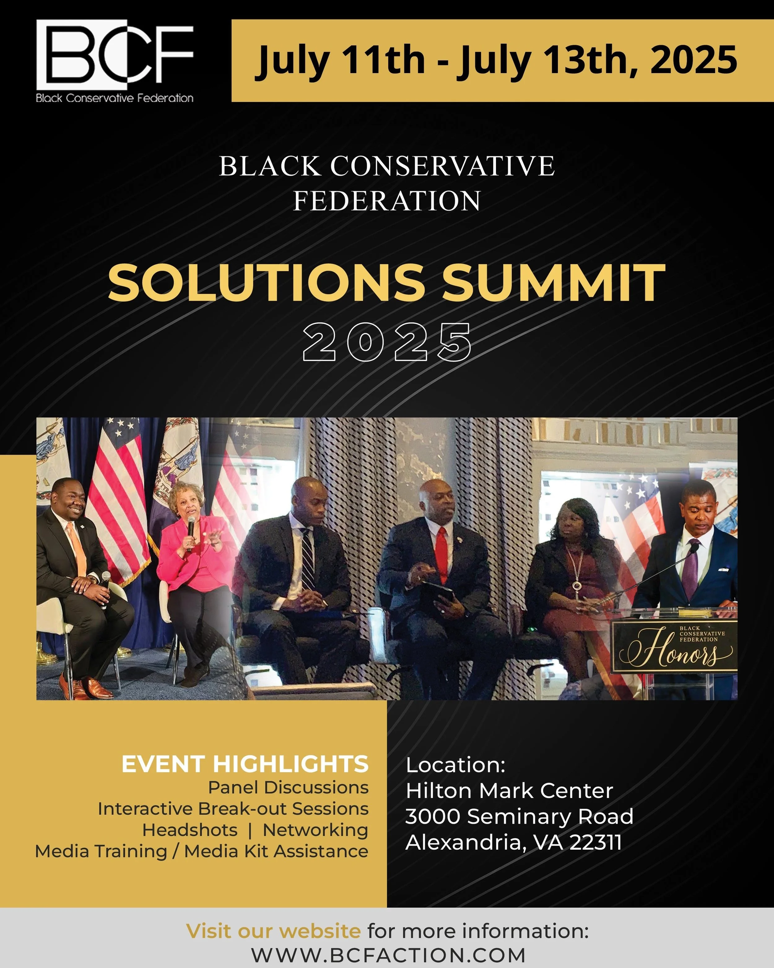 BCF Solutions Summit — Black Conservative Federation