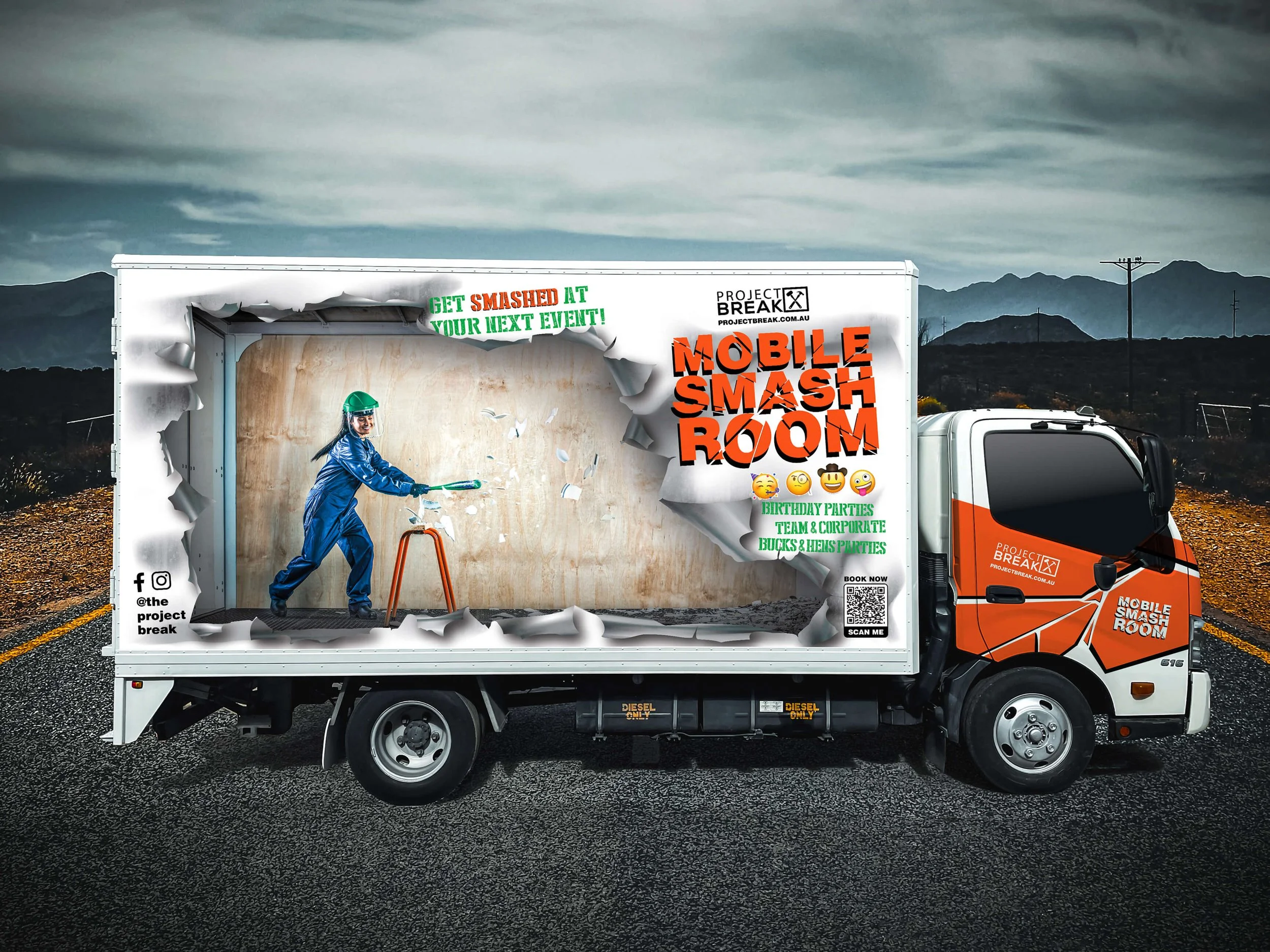 Project Break | Adelaide Smash Room & Axe Throwing