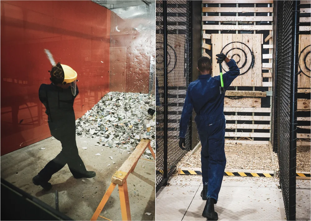 Unleash Fun at Adelaide's Top Smash Room & Axe Throwing!