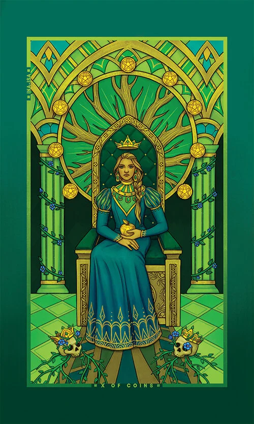 The Suit of Coins — Color Tarot Project