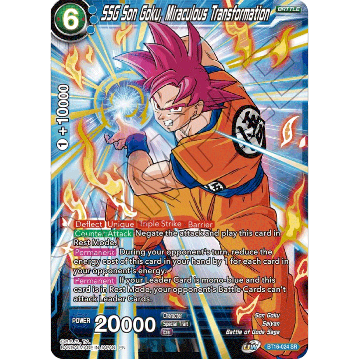 Super Saiyan 6 Goku Transformation