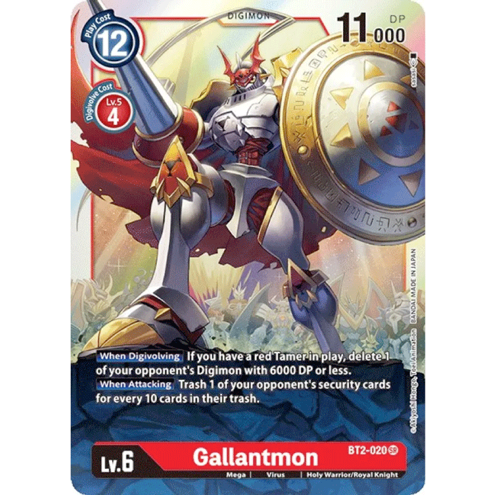 Digimon Gallantmon Card