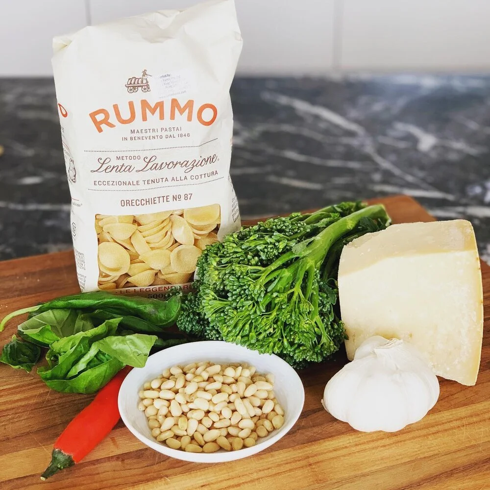 Broccoli Pasta with Garlic, Pine Nuts & Chili — My Ski Kitchen