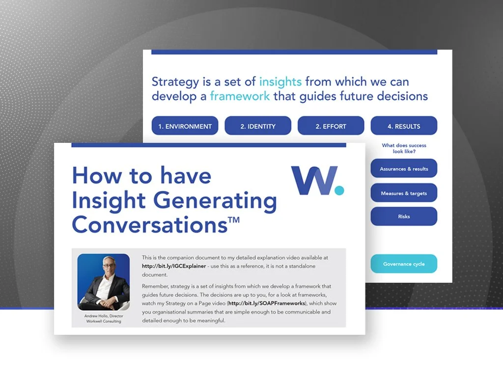 Insight Generating Conversations. The Guide. — Workwell