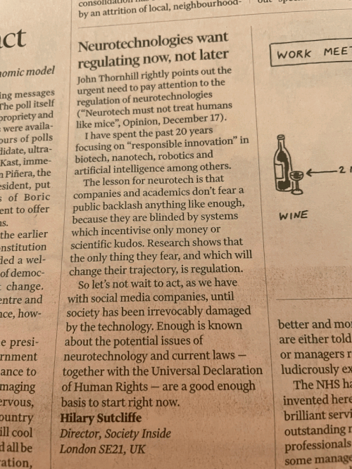 My 15 letters in the FT! — TigTech