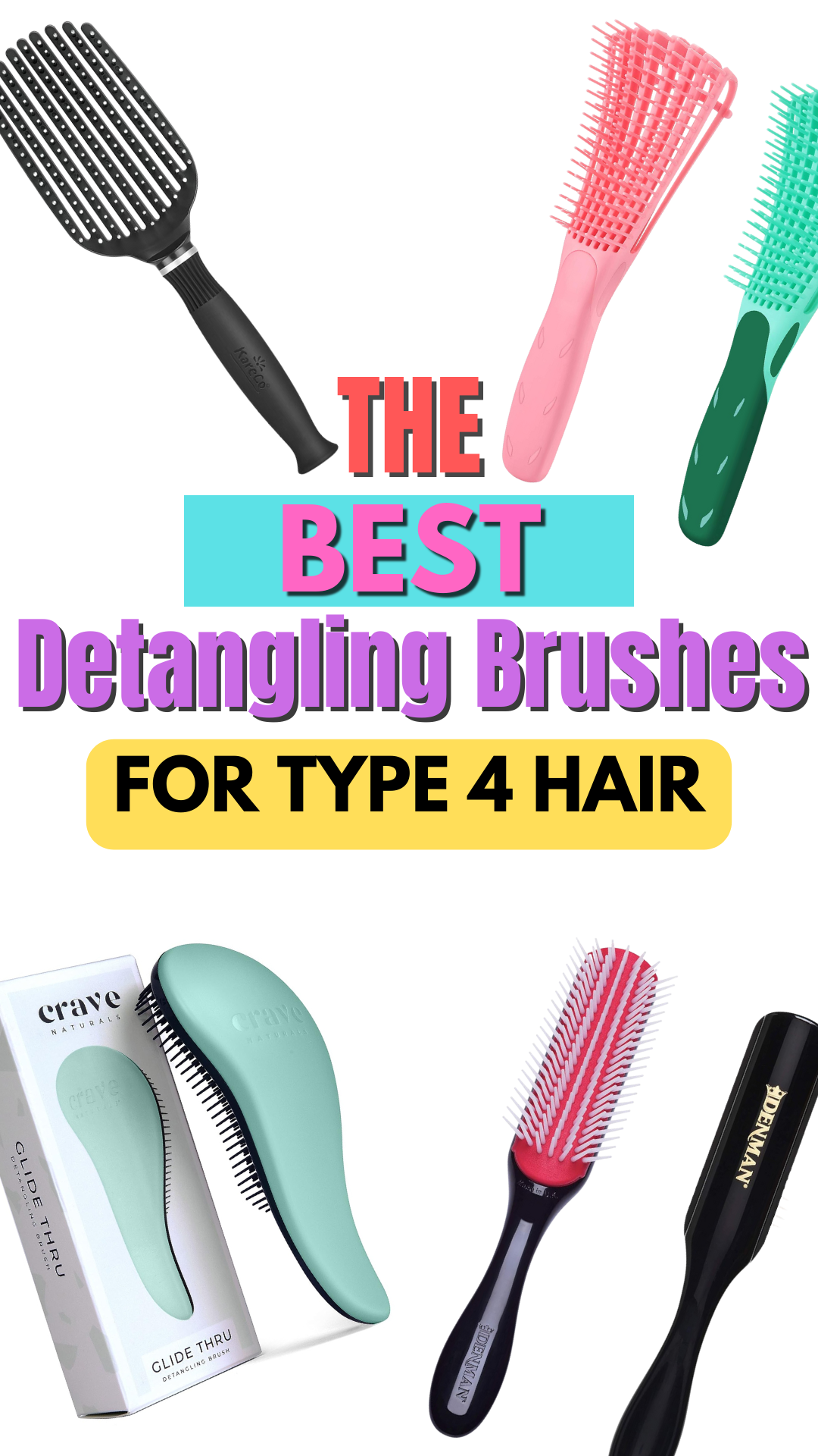 The Best Detangling Brushes for Type 4 Hair — The Peach Passport