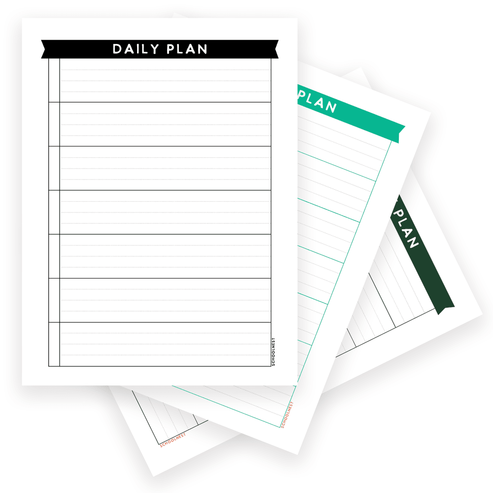 Daily Planner Notebook