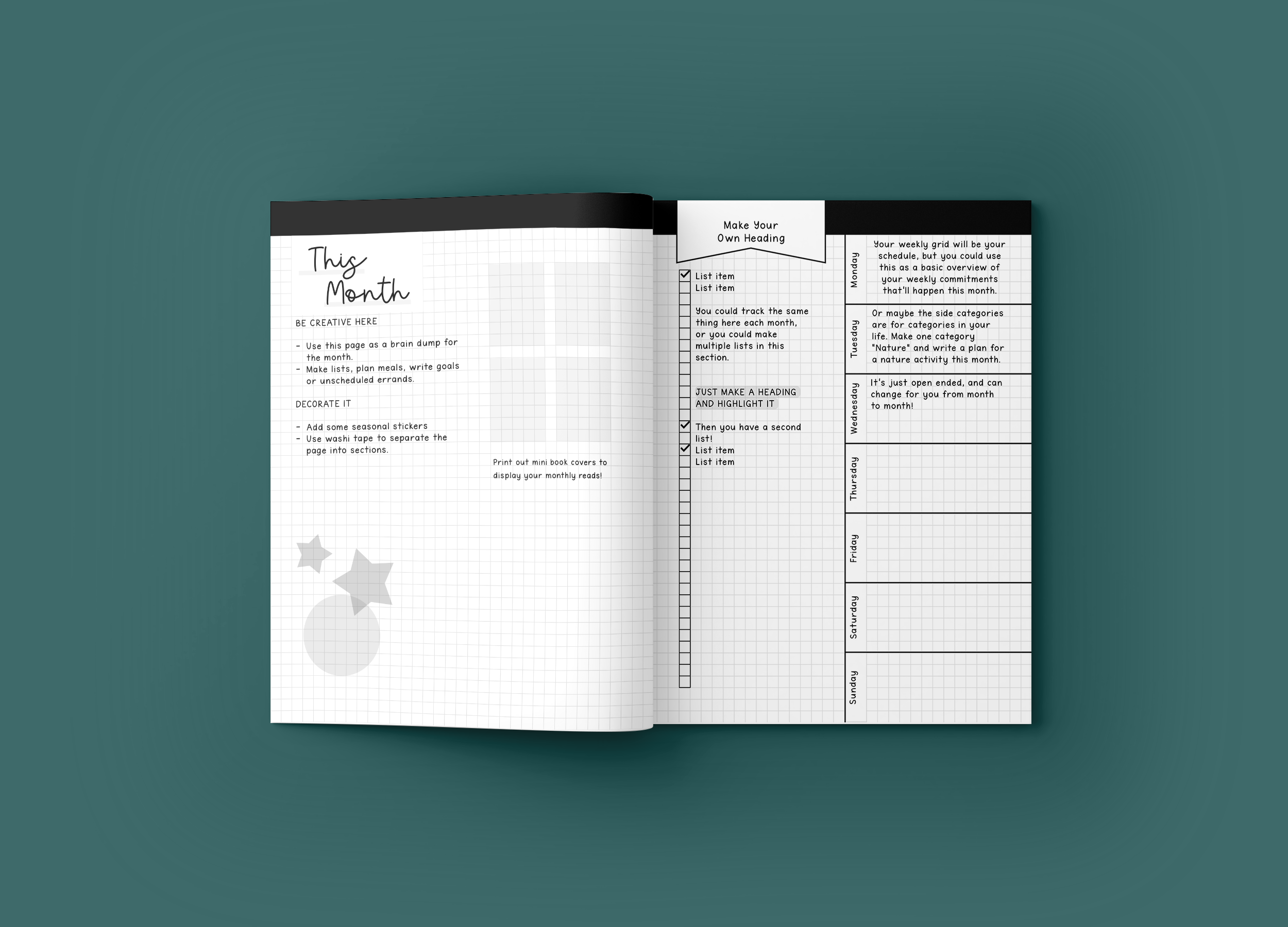 Weekly Planning Notebooks — schoolnest