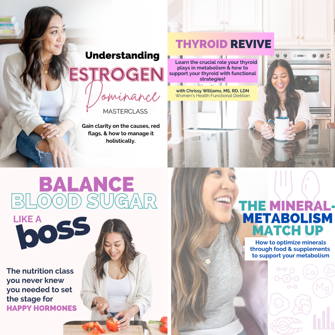 Masterclasses & Courses — Chrissy Williams Nutrition