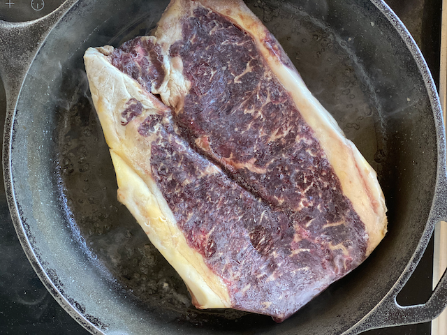 Steaks still in the freezer? Date night fail? Nope. — Balsar Glen
