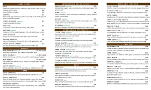 Menu — Java Indonesian Restaurant