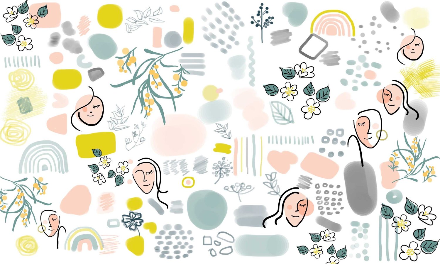 White Flowers Art Print — What Tess Makes
