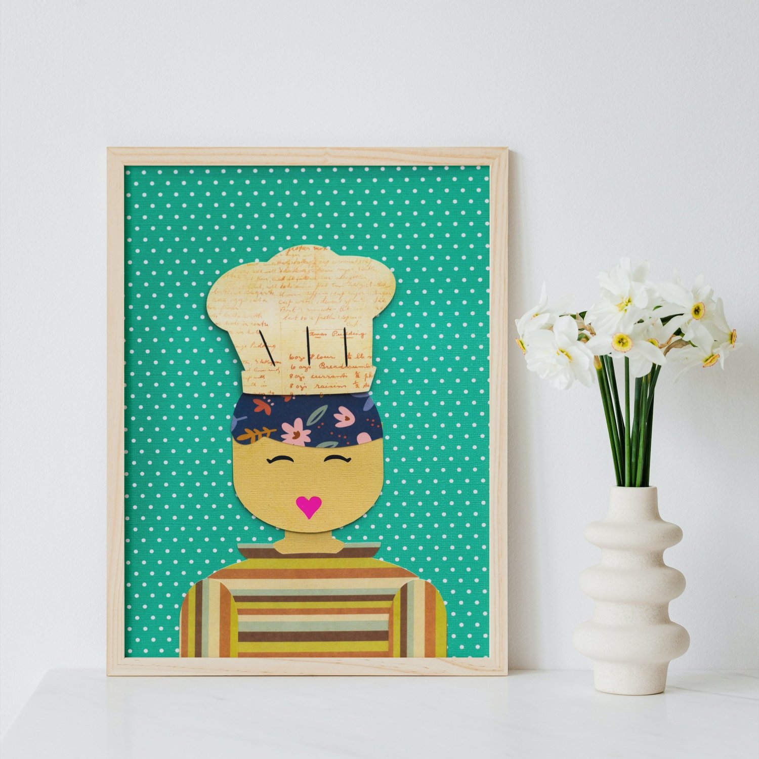 White Flowers Art Print — What Tess Makes