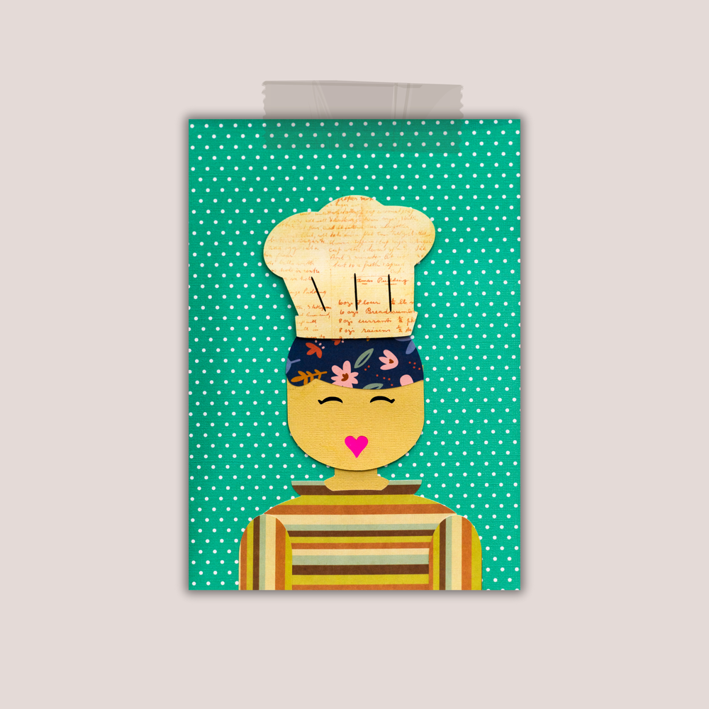 Set of 4 Mini Art Cards (Postcard Set) — What Tess Makes