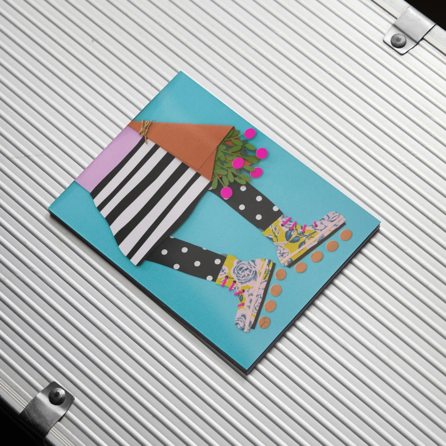 Set of 4 Mini Art Cards (Postcard Set) — What Tess Makes