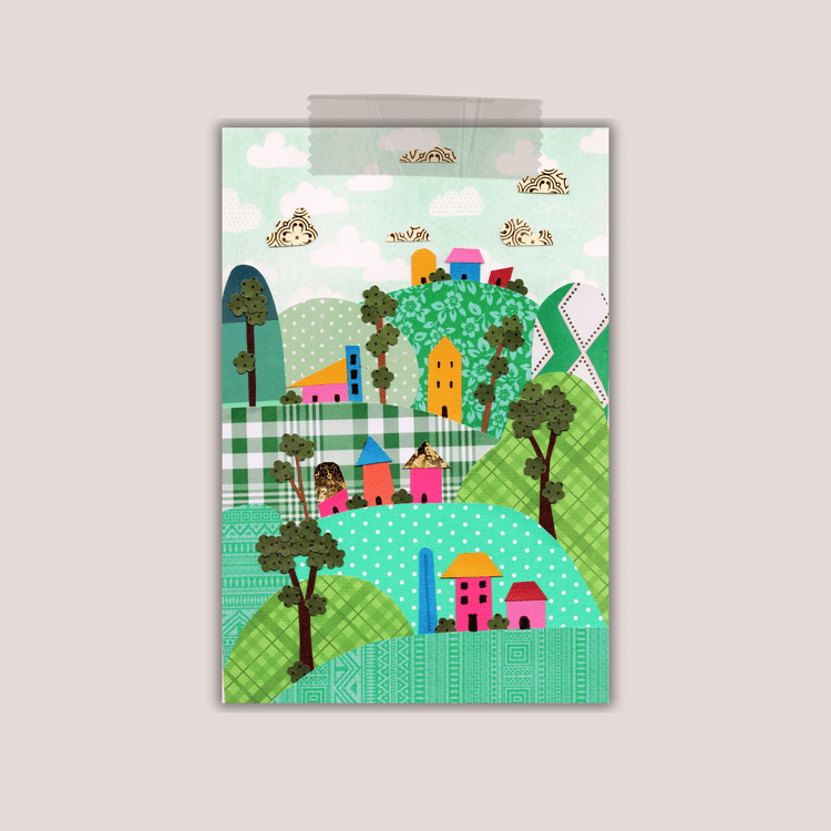 Rolling Mini Art Card (Postcard) — What Tess Makes