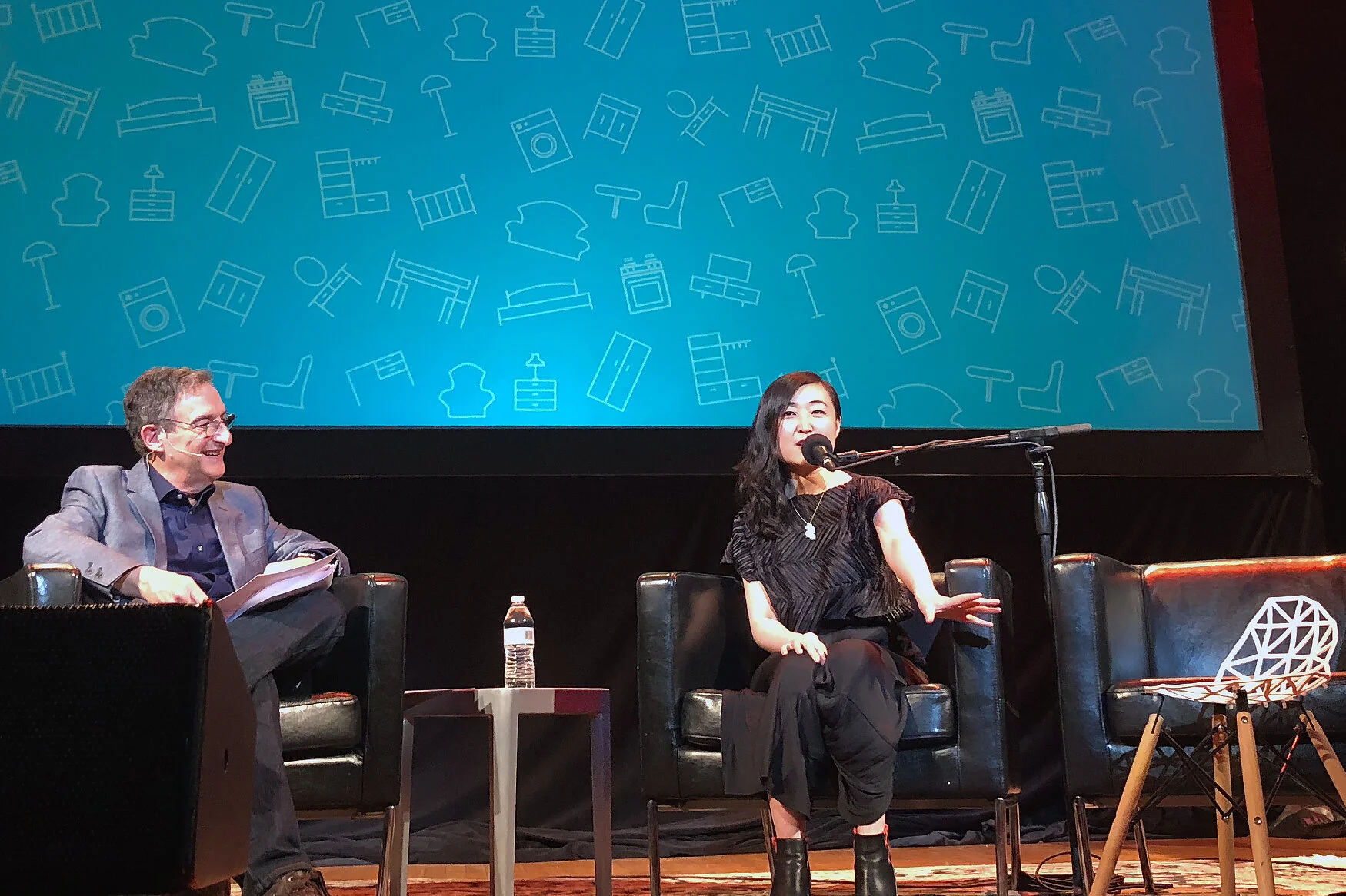 Prof. Lining Yao on stage at the live national radio show – Science ...