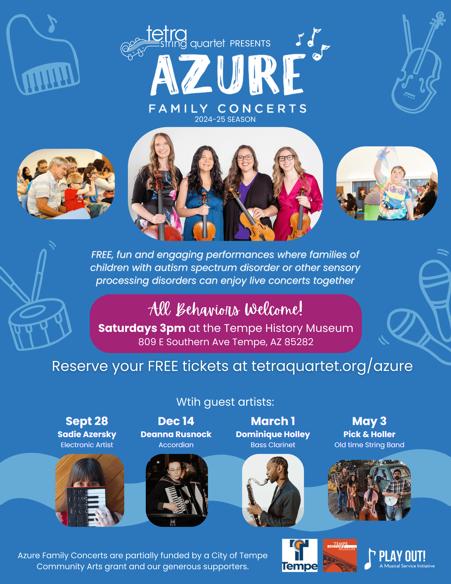 Azure Family Concerts — Tetra String Quartet