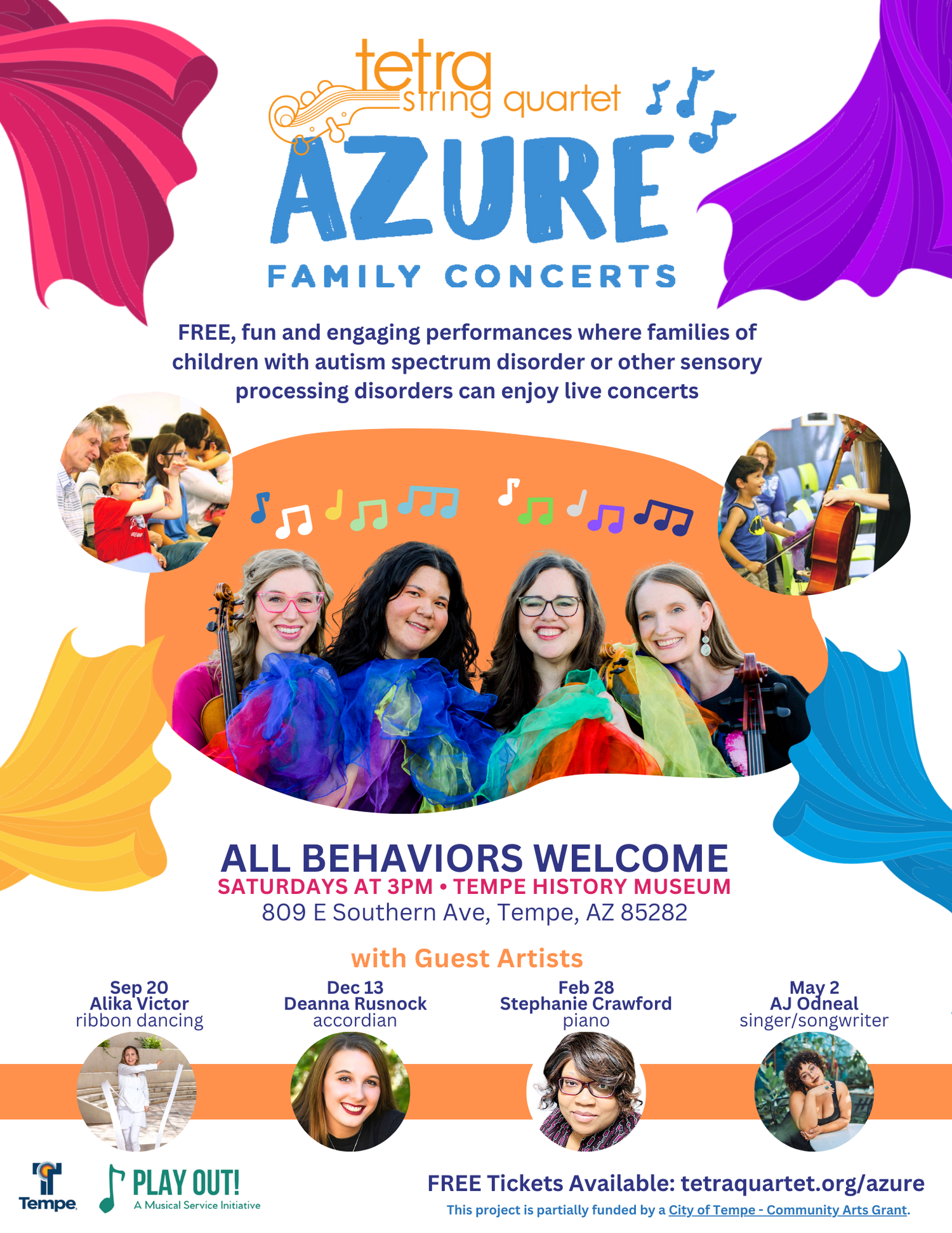 Azure Family Concerts — Tetra String Quartet