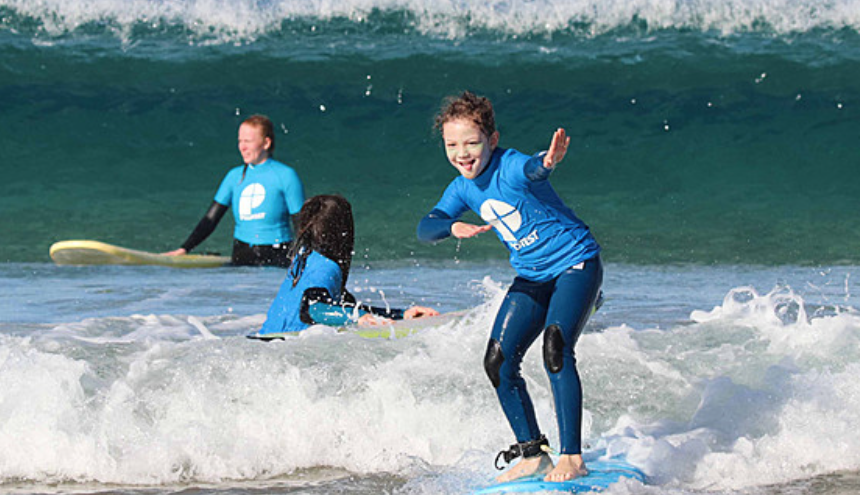 surf lessons, surfing, spanish point, surf school