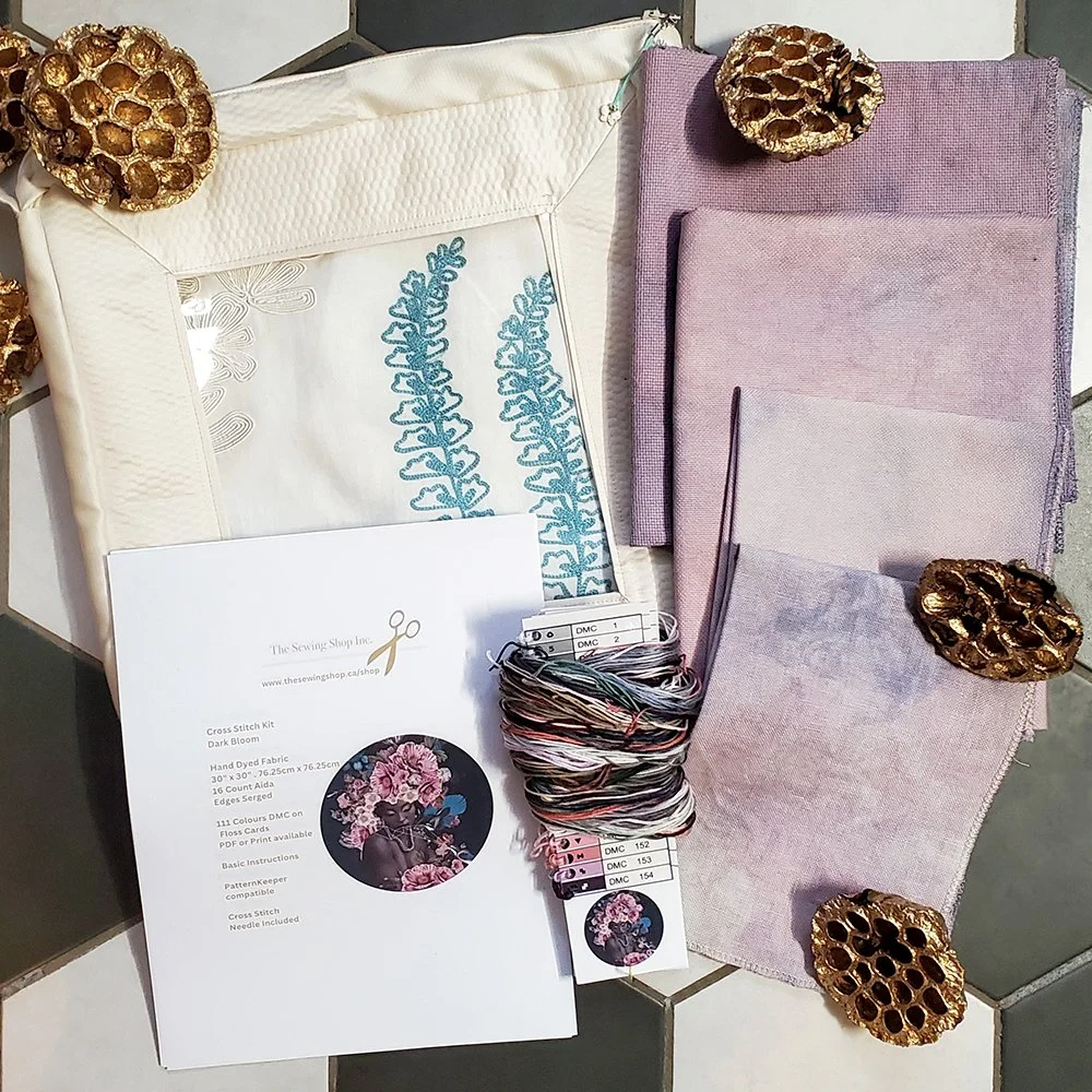 Delphine Cross Stitch Pattern — The Sewing Shop Inc.