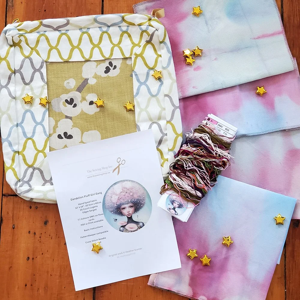 Delphine Cross Stitch Pattern — The Sewing Shop Inc.