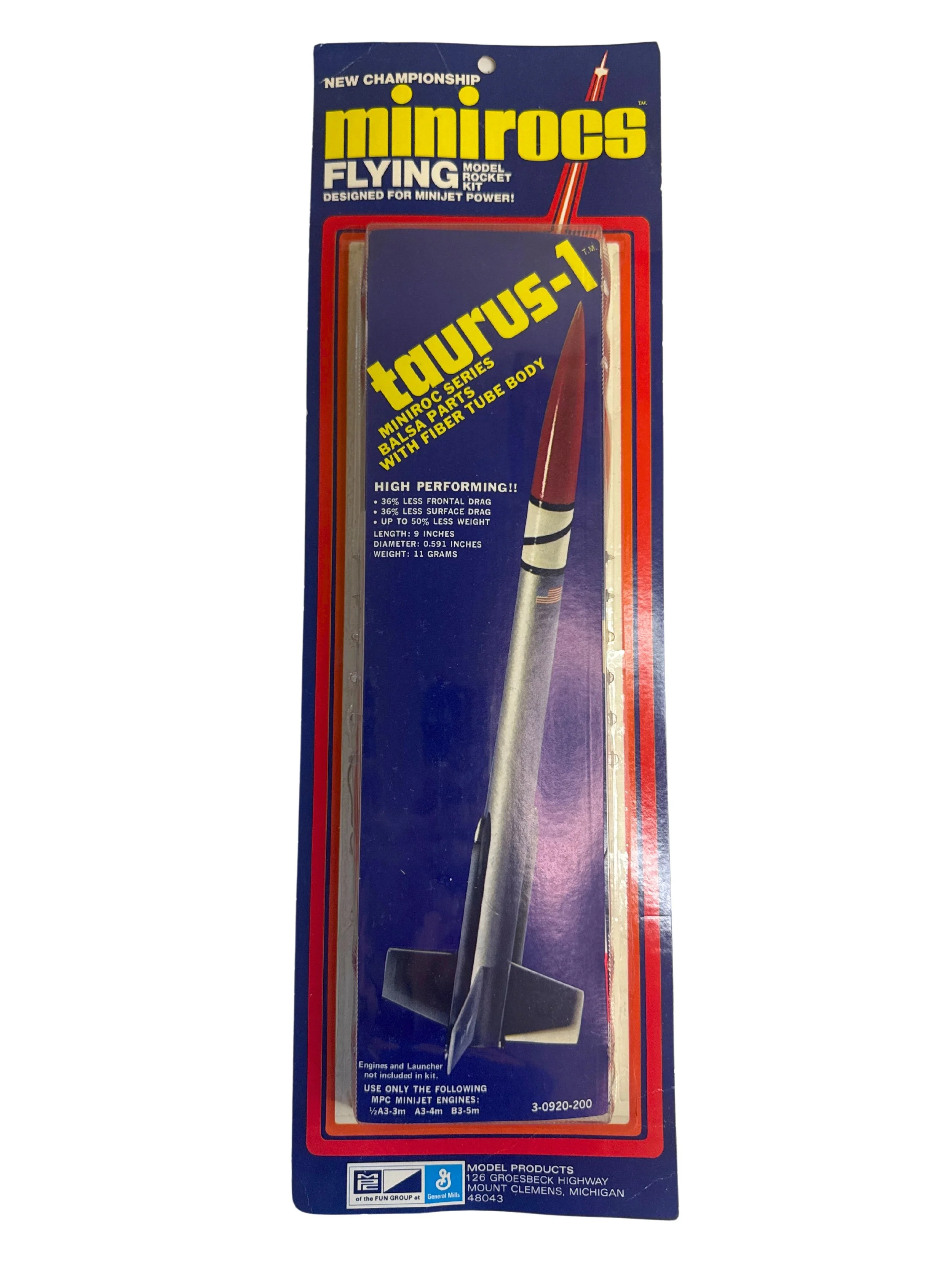 Buy MPC Minirocs Taurus-1 Flying Model Rocket Kit — Launch Lab Rocketry