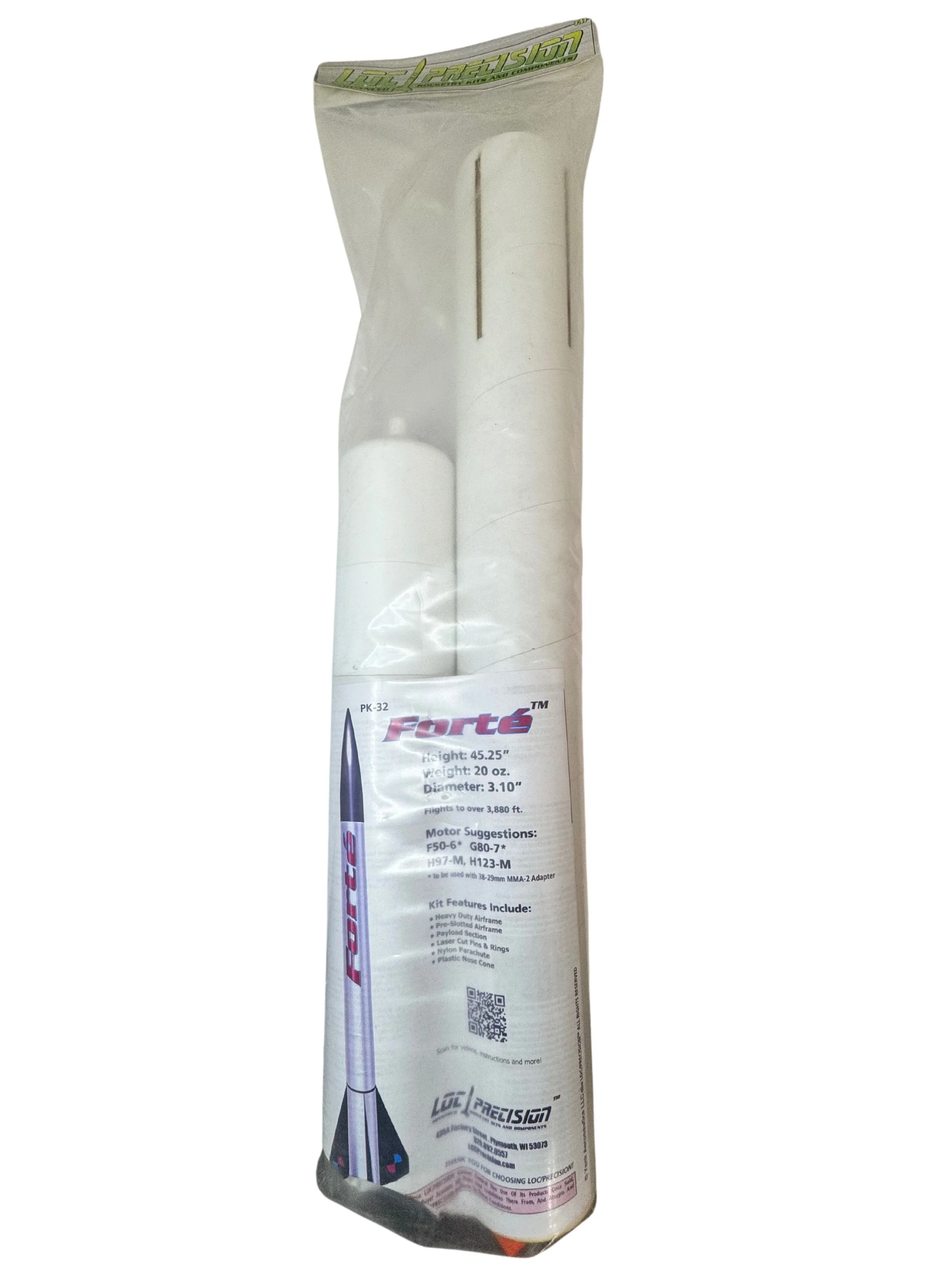 Buy LOC Precision Onyx Flying Model Rocket Kit — Launch Lab Rocketry