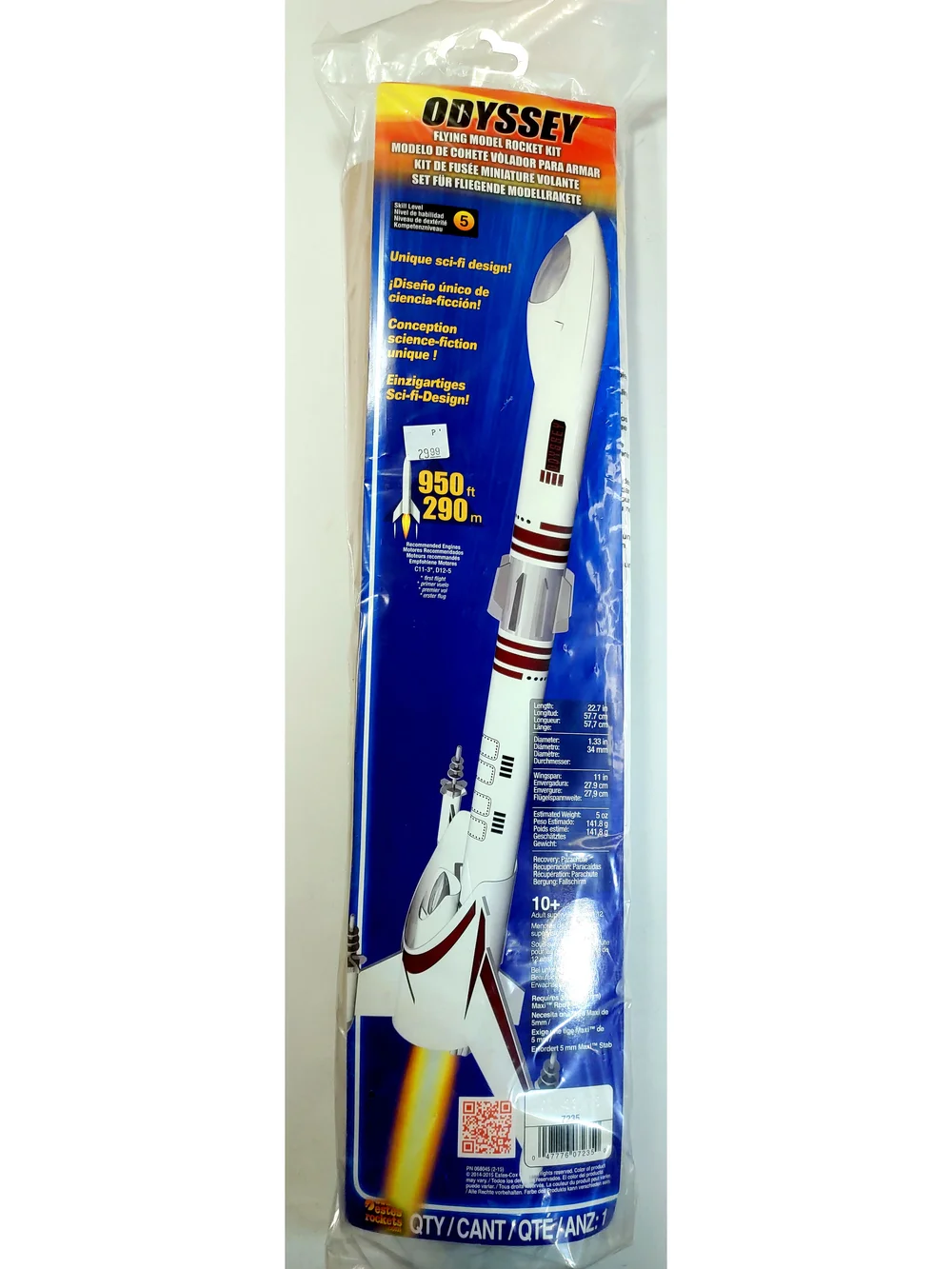 Buy Scratch & Dent Estes Cherokee-E Flying Model Rocket Kit - #2408 ...