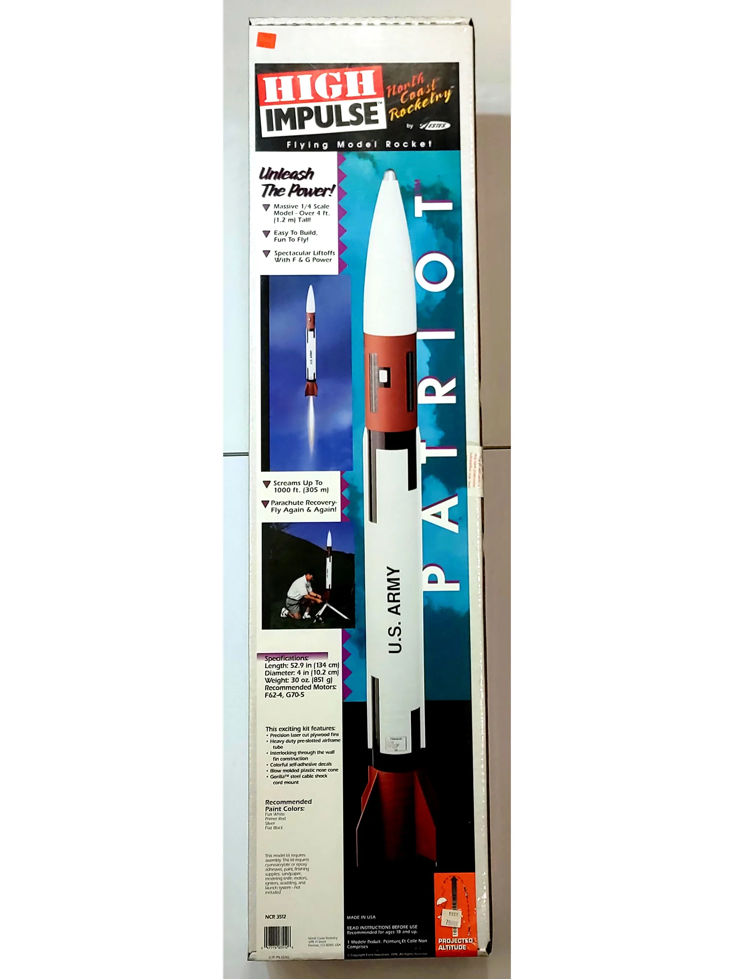 Buy Estes Pro Series Impulse Flying Model Rocket Kit - #2064 — Launch ...