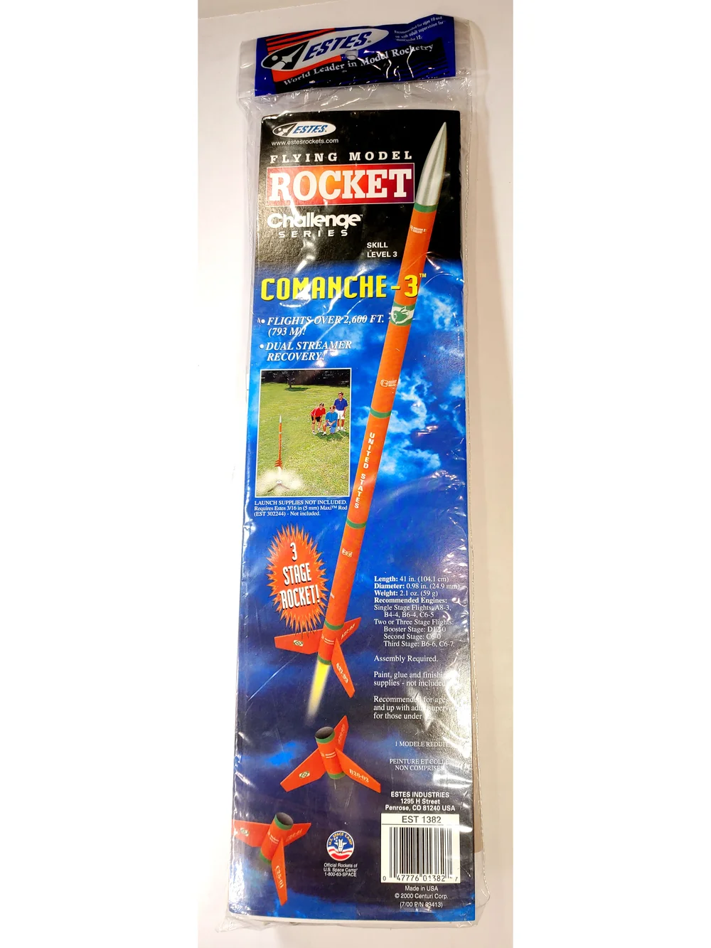 Buy Scratch & Dent Estes Cherokee-E Flying Model Rocket Kit - #2408 ...