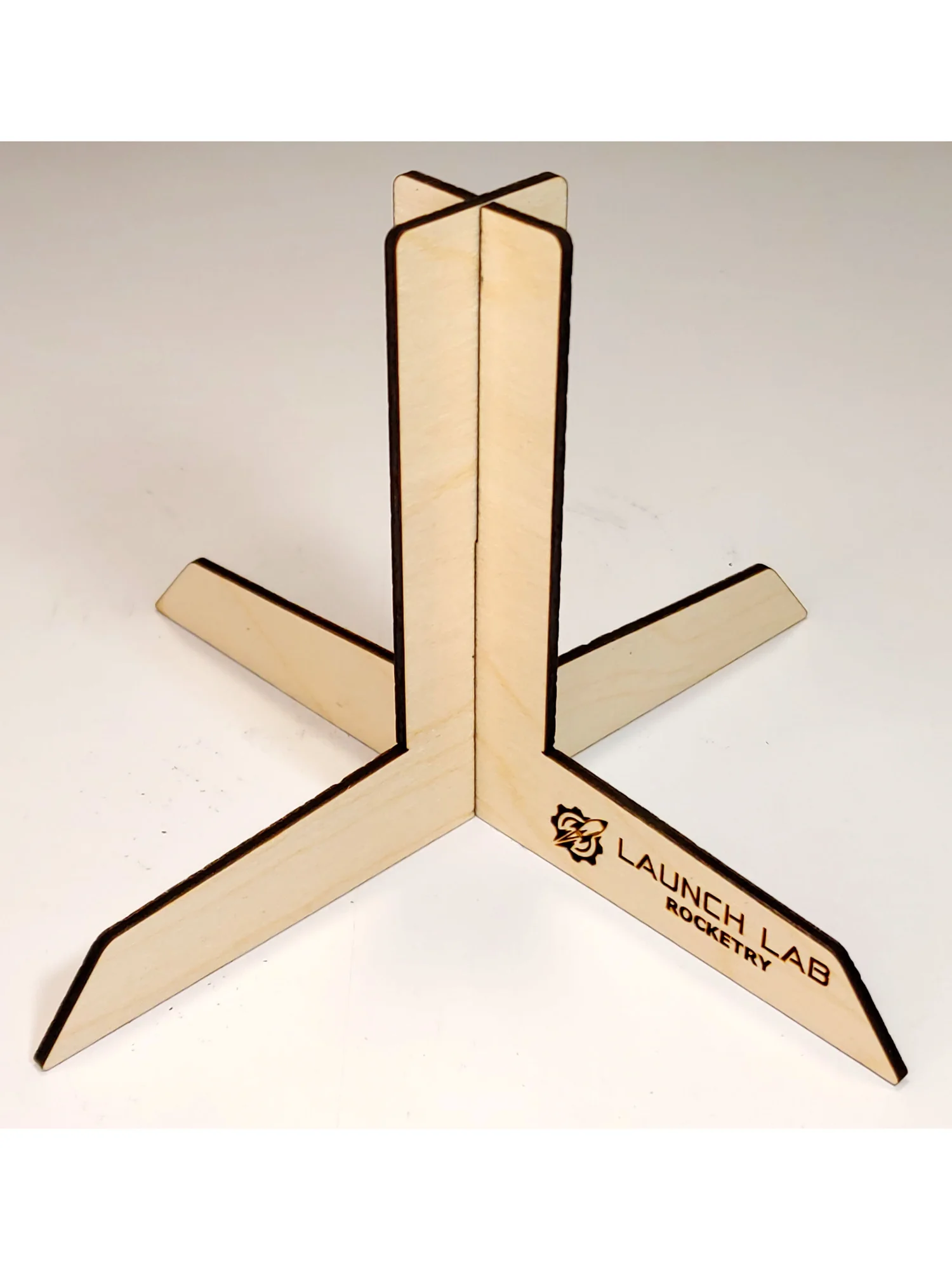 Buy 24mm 1/8" Plywood Model Rocket Display Stand — Launch Lab Rocketry