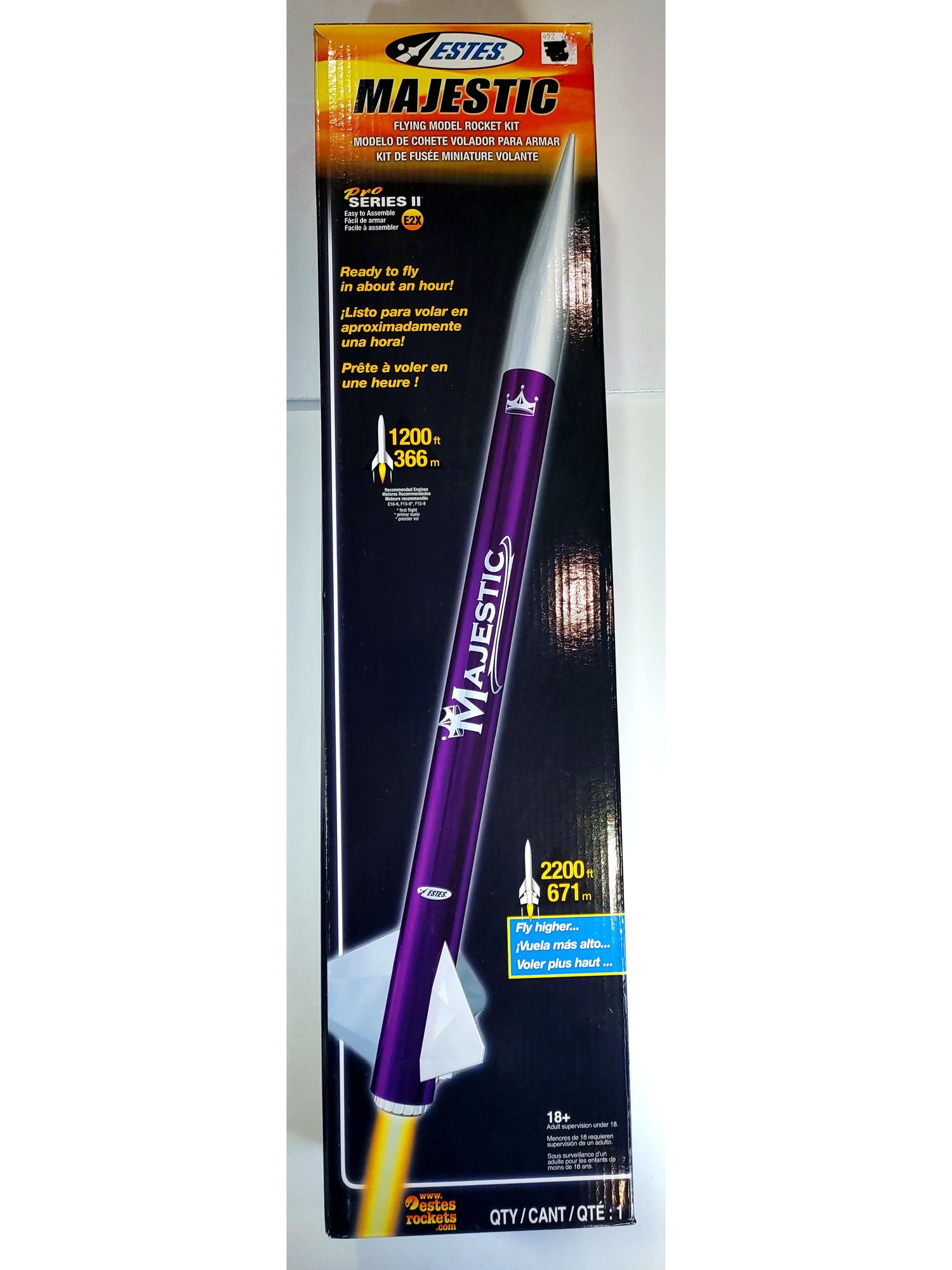 Buy Estes / North Coast Rocketry (NCR) Phantom 4000 Flying Model Rocket ...