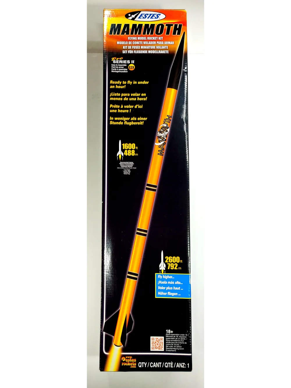 Buy Estes / North Coast Rocketry (NCR) Phantom 4000 Flying Model Rocket ...