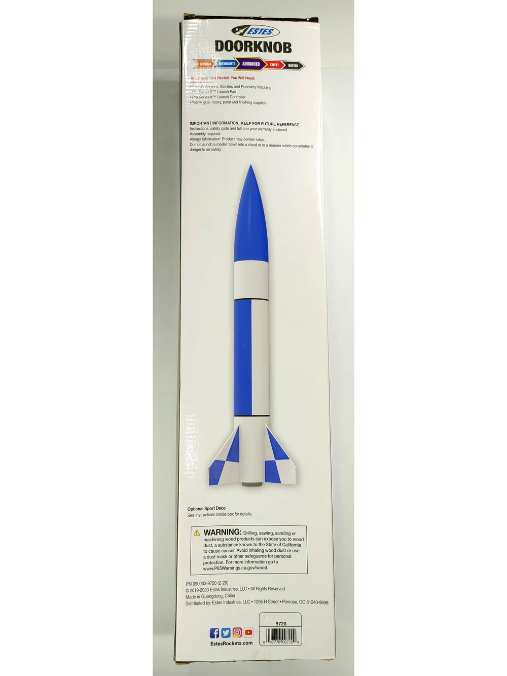 Buy Estes ESAM-58 Flying Model Rocket Kit - #0661 — Launch Lab Rocketry