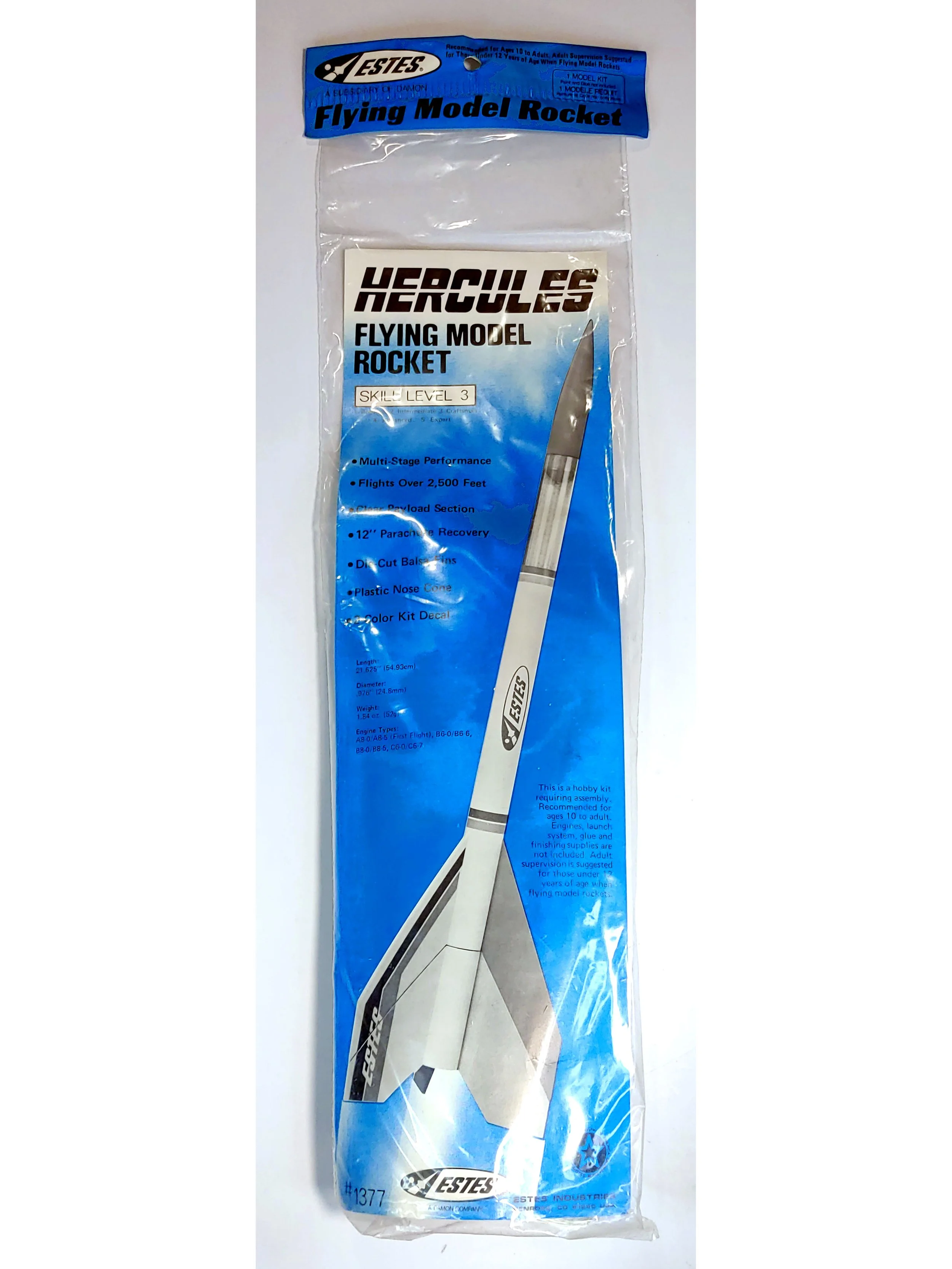 Buy Estes Gemini DC Flying Model Rocket Kit - #2136 — Launch Lab Rocketry