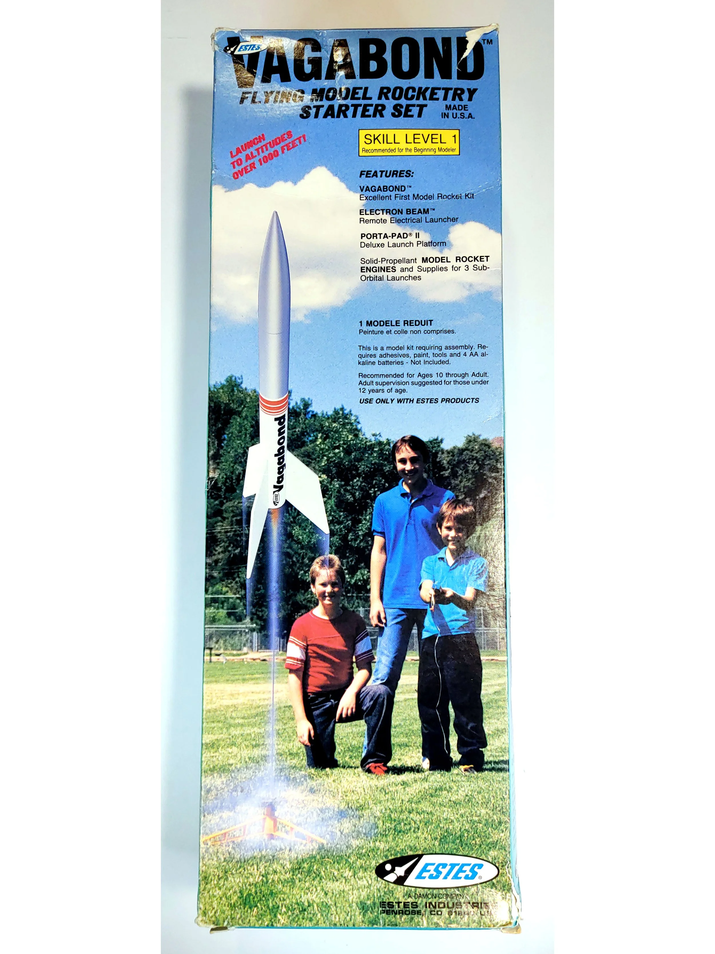 Buy Estes Vagabond Flying Model Rocket Starter Set - #1423 — Launch Lab ...