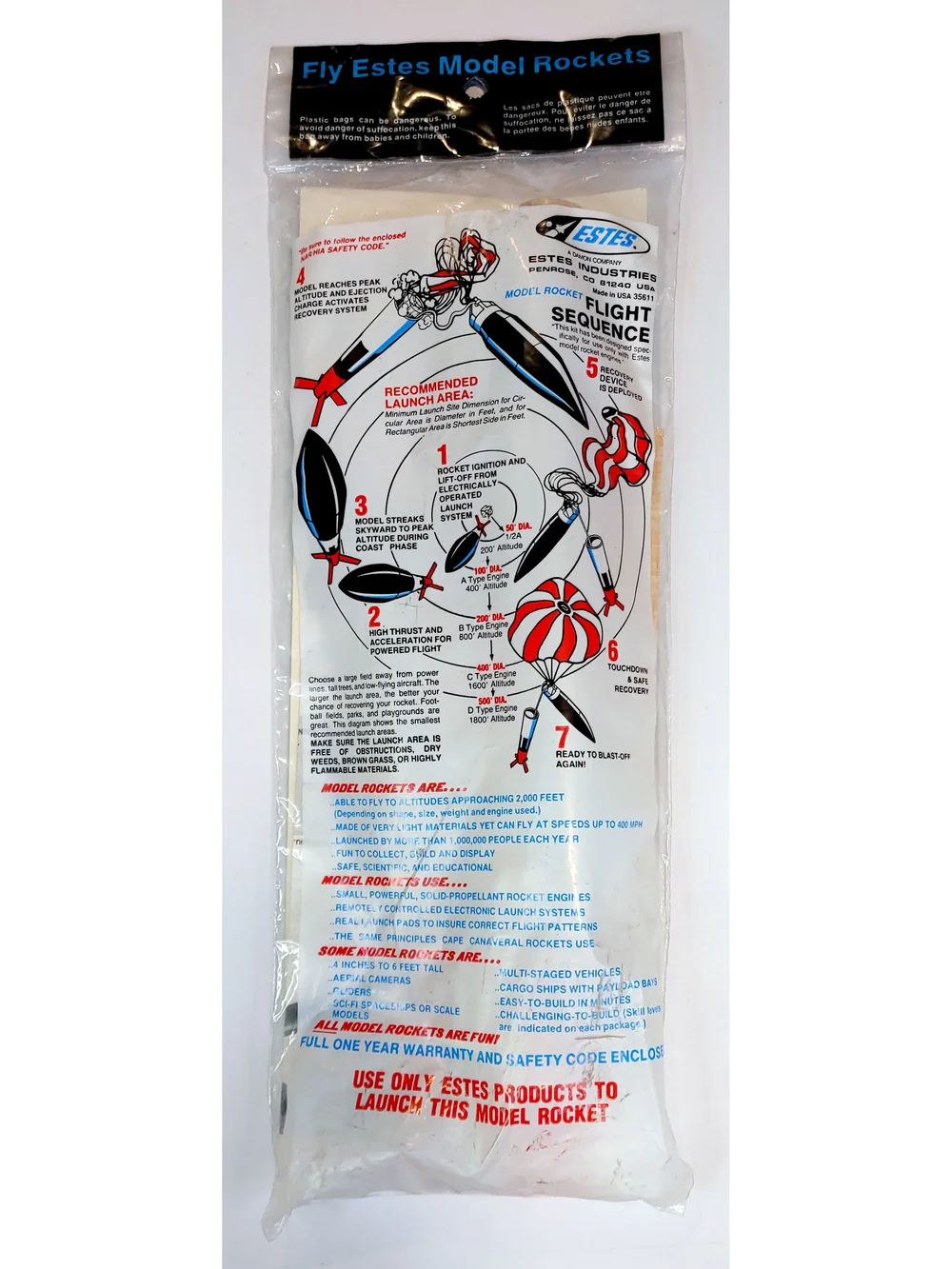 Buy Estes Backyard RediRocs Raider Flying Model Rocket Kit - #2123 ...